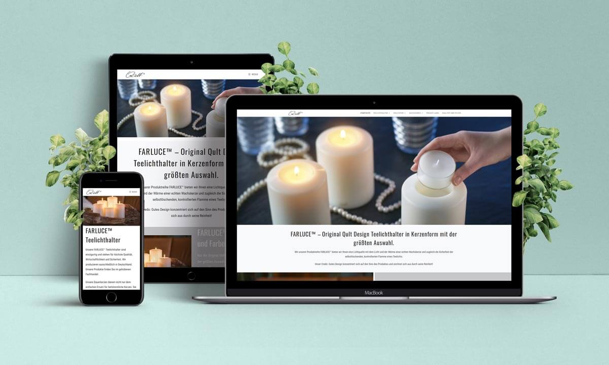 Qult Design Teelichthalter - Kybernetik Services GmbH